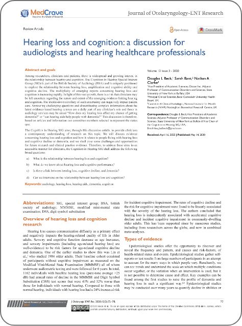 Related Publications – Cognivue